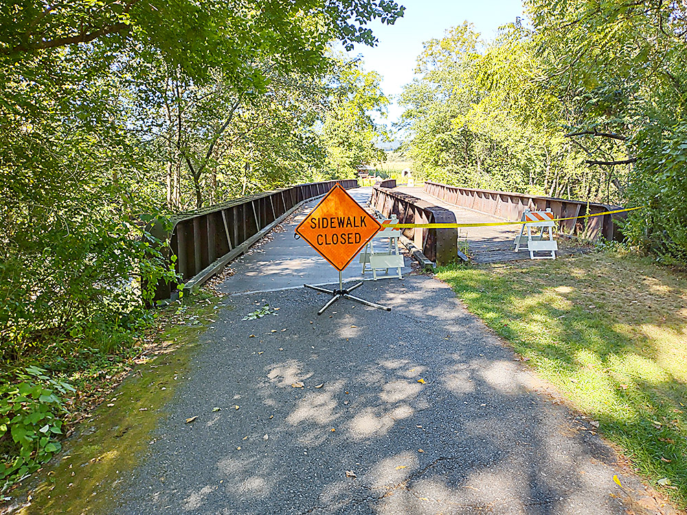 Bridge along Lower Trail closed | News, Sports, Jobs - Altoona Mirror